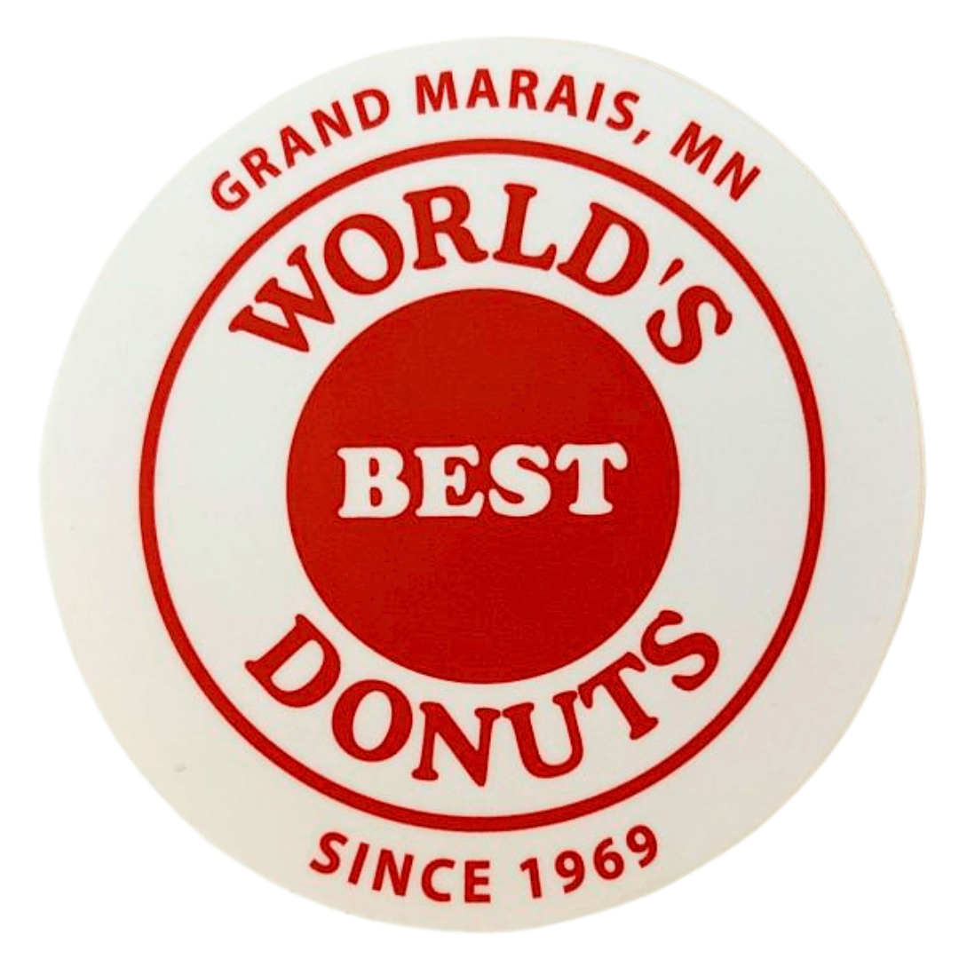 Round Bumper Sticker – World's Best Donuts