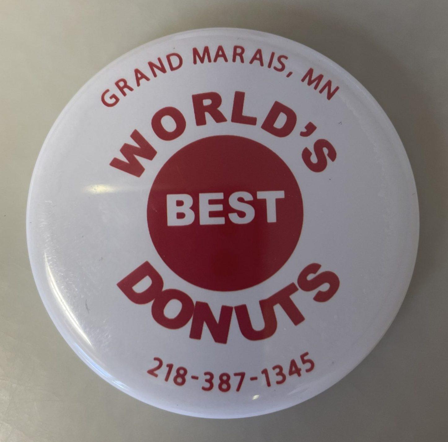 2.25" Round Logo Magnet – World's Best Donuts